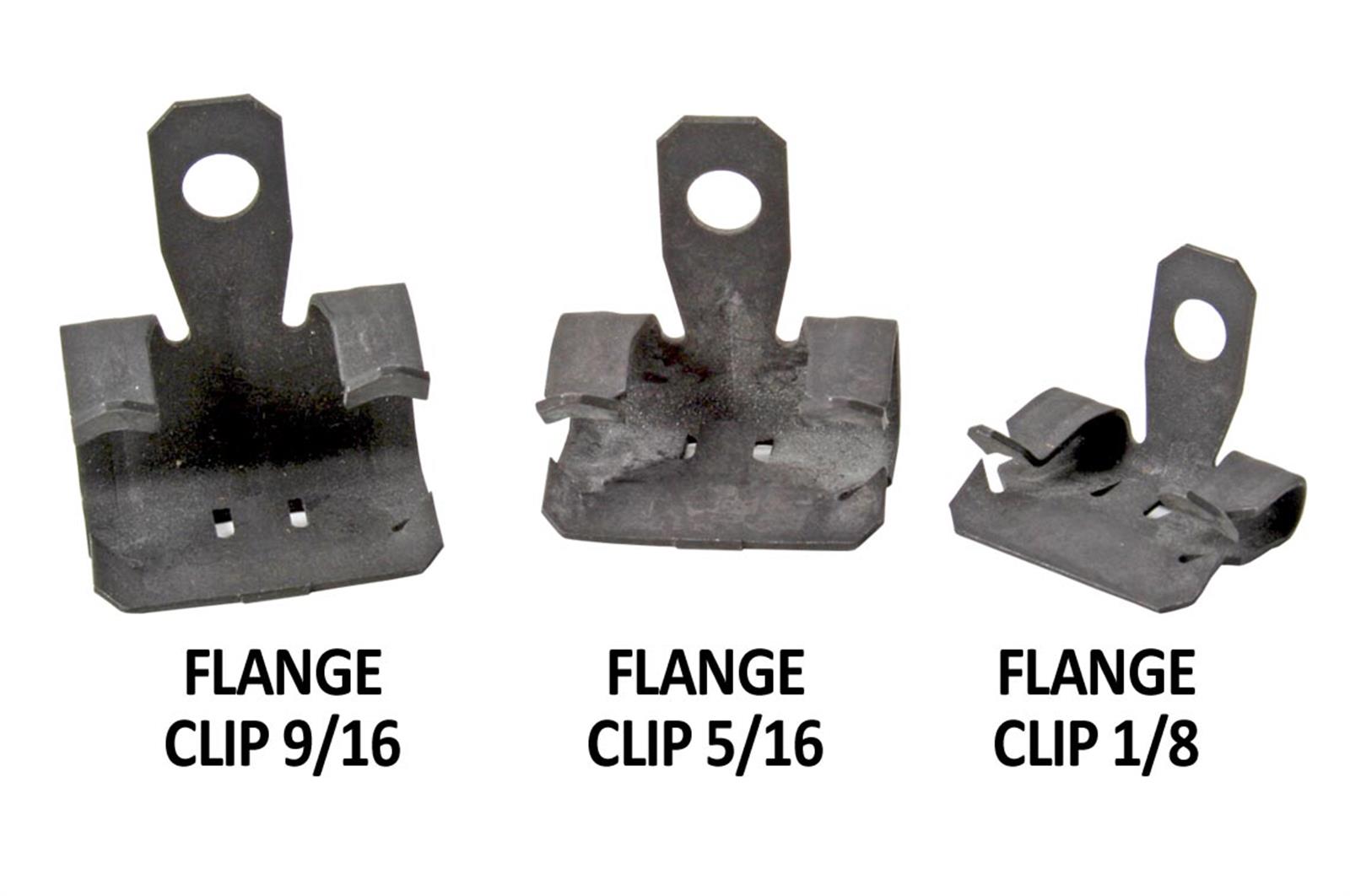 Black Oxide Flange Clips | Nixalite