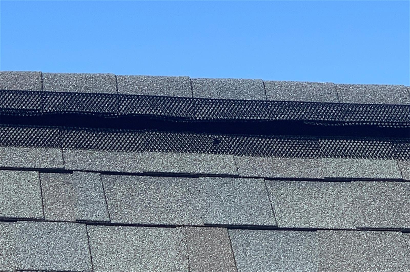 Metal Roof Ridge Vent Screen