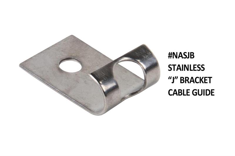 Stainless "J" Bracket cable guide | Nixalite